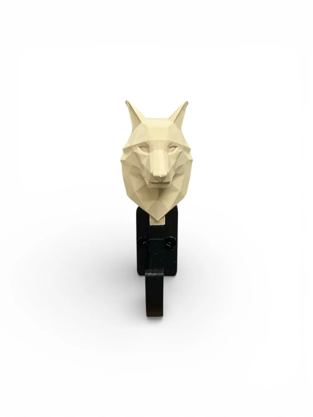 Low Poly Wolf Hook - Free 3D Print Model - MakerWorld