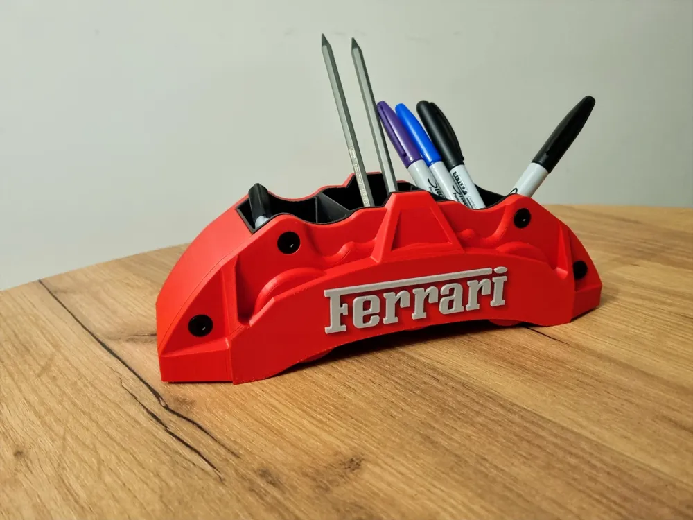 Ferrari desktop organizer - Free 3D Print Model - MakerWorld