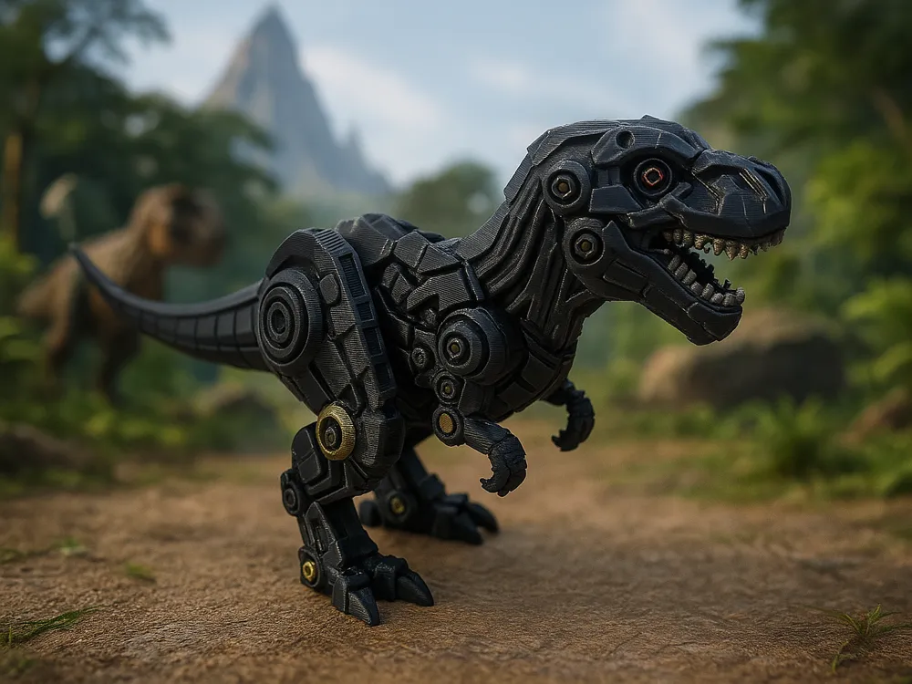 Cyber Mech T-REX by MAXSIMO MakerWorld: Download Free 3D Models