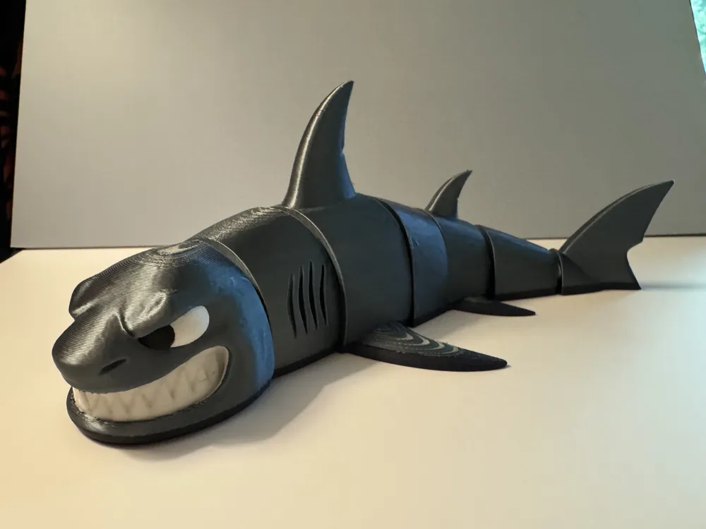 Riptide – Great White Shark Flexi (Articulated) by Foorbits 3D ...