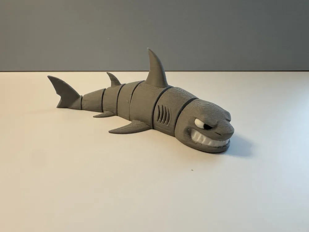 Riptide – Great White Shark Flexi (Articulated) by Foorbits 3D ...