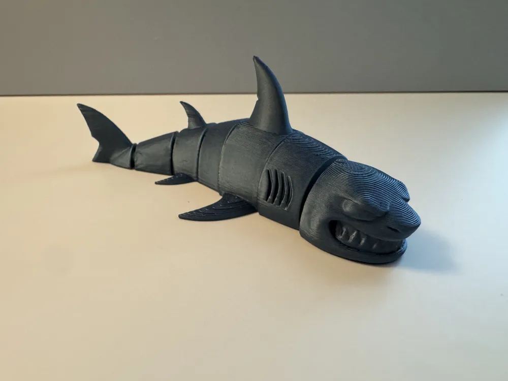 Riptide – Great White Shark Flexi (Articulated) by Foorbits 3D ...