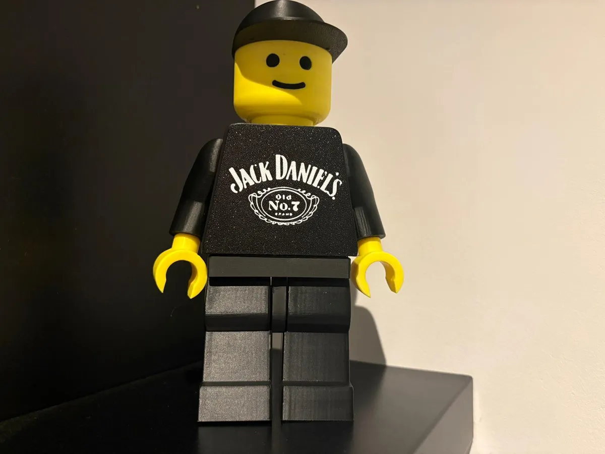 Brickman Jack Daniels Figura de 20cm 500% - Modelo de impresión 3D ...
