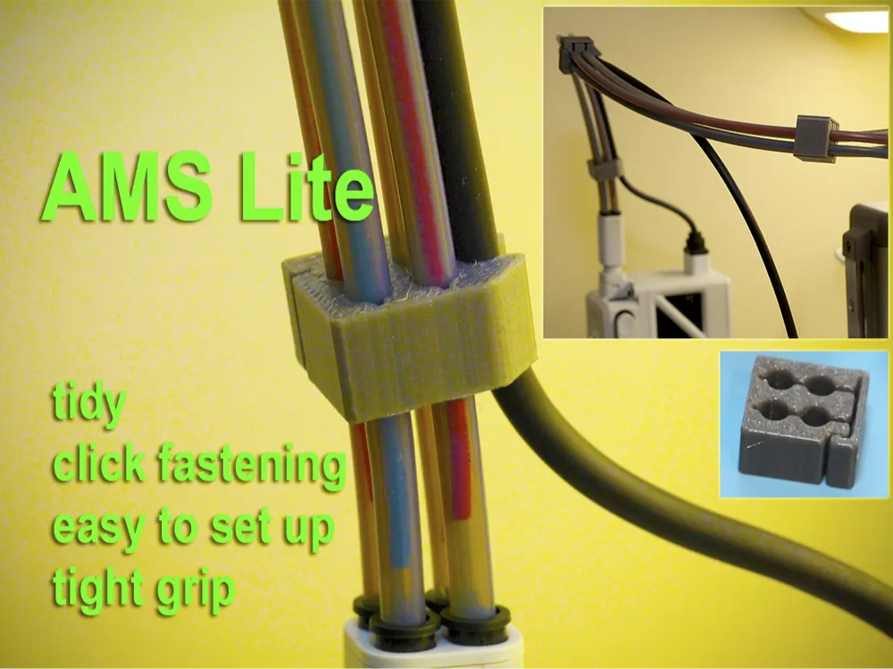 PTFE Tube Clip by PYXIS - MakerWorld