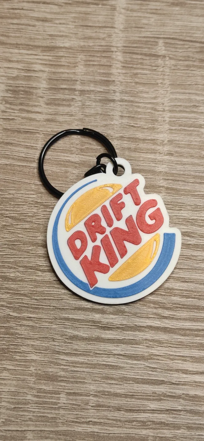 Drift King keychain by Carlson - MakerWorld