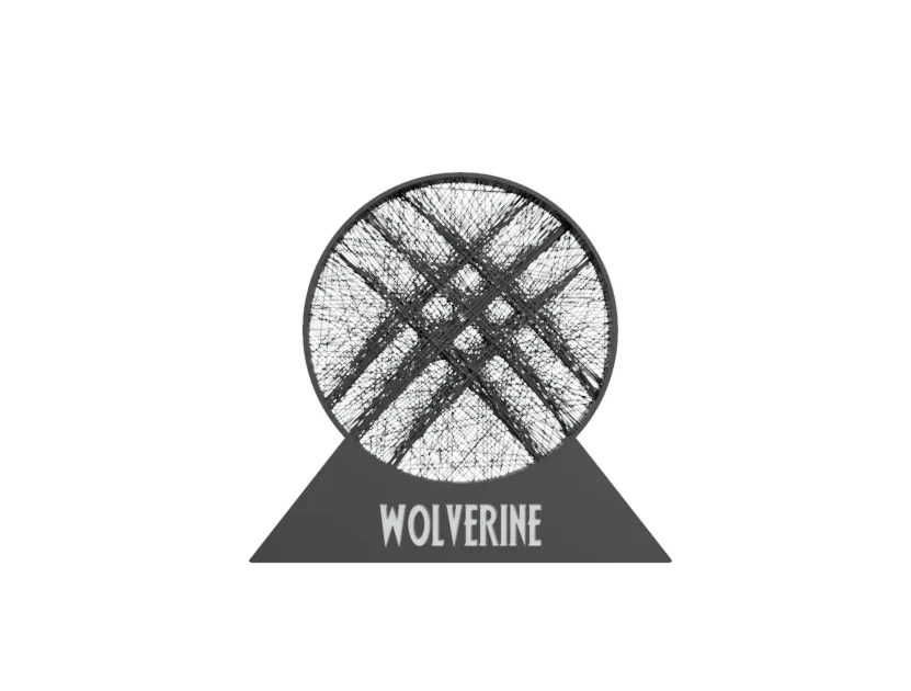 WOLVERINE STRING-ART / MARVEL / COMICS by Sektor 7 Studios MakerWorld ...