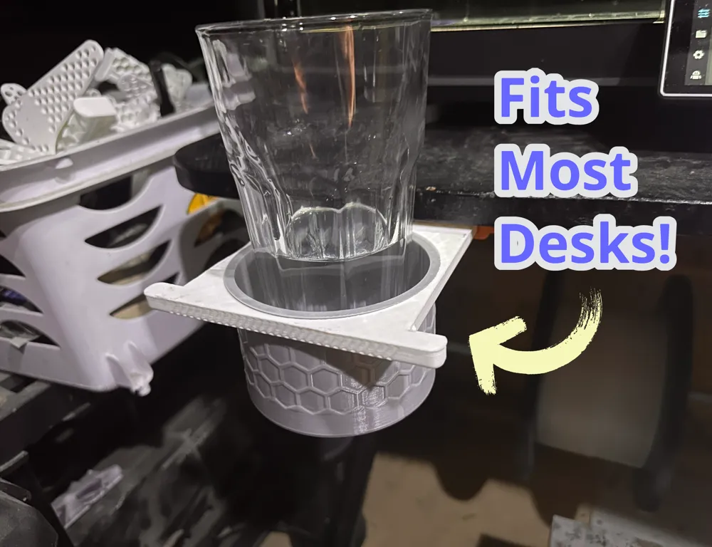 Hidden Drink Holder by Snail - MakerWorld