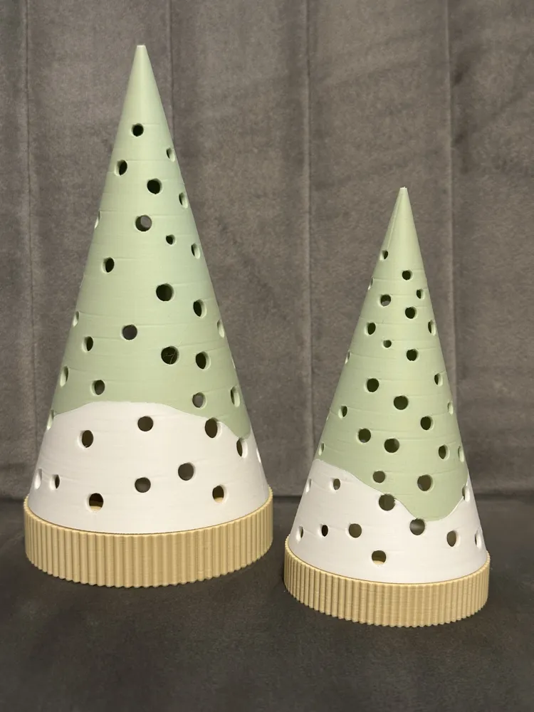 decorative Christmas tree AMS LED tealight tree by Kann_Nix_PrintDesign ...