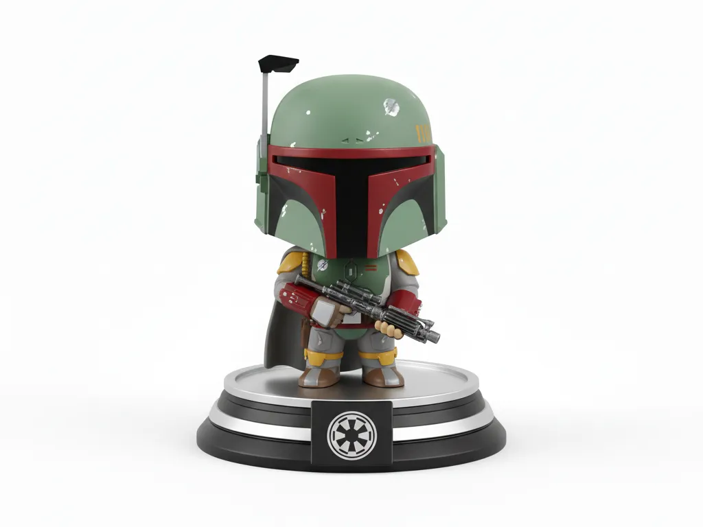 Minifigura chibi de Star Wars - Boba Fett - Modelo de impresión 3D ...