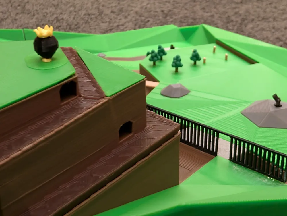 Mario 64 - Bob-Omb Battlefield - Diorama by Arniel86 MakerWorld ...