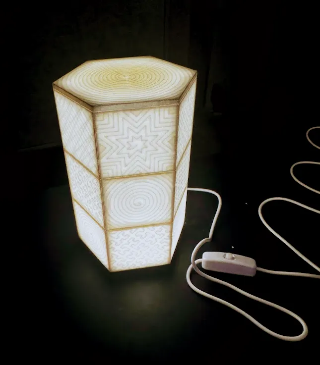 InfillLamp - Modular hexagon shaped lamp by emilskibsted MakerWorld ...