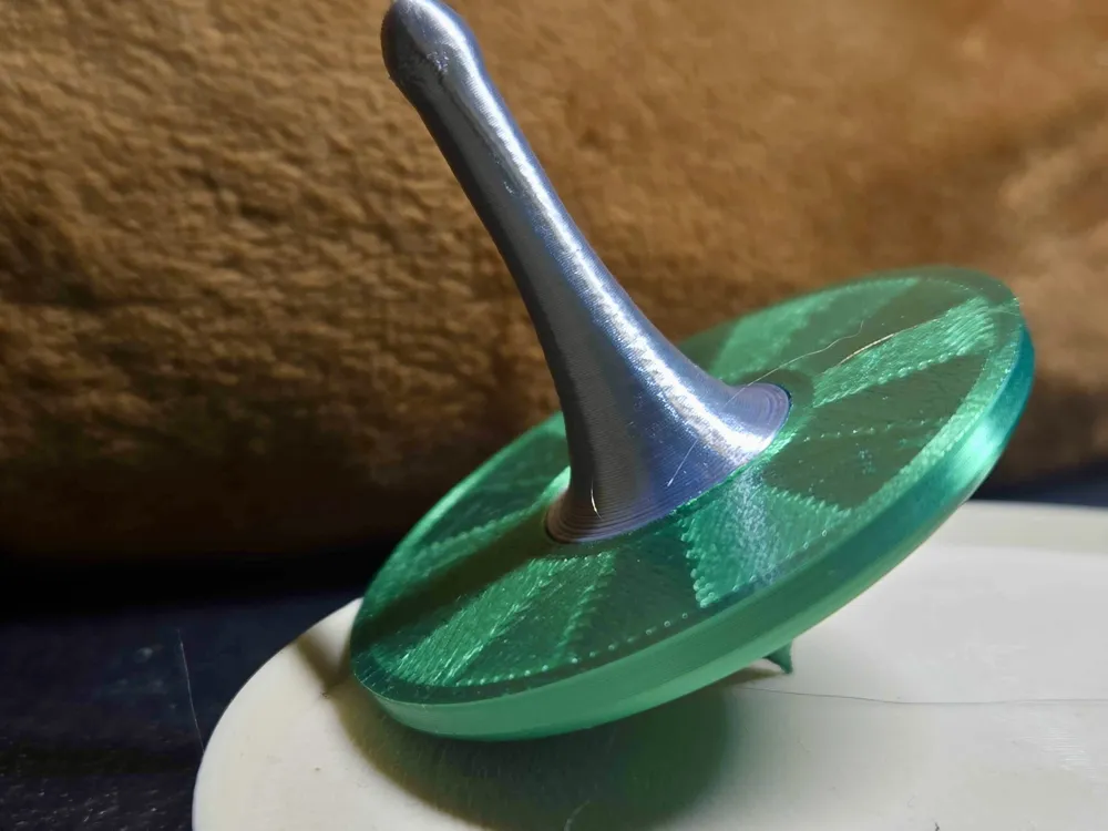 SuperSpinner! - Easy to Make Long Spinning Top - Free 3D Print Model ...