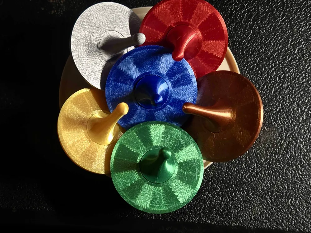 SuperSpinner! - Easy to Make Long Spinning Top - Free 3D Print Model ...