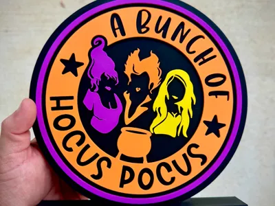 hocus pocus 3d print model download - MakerWorld