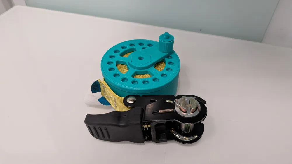 Ratchet strap reel V4 (clicky assembly) - Free 3D Print Model - MakerWorld