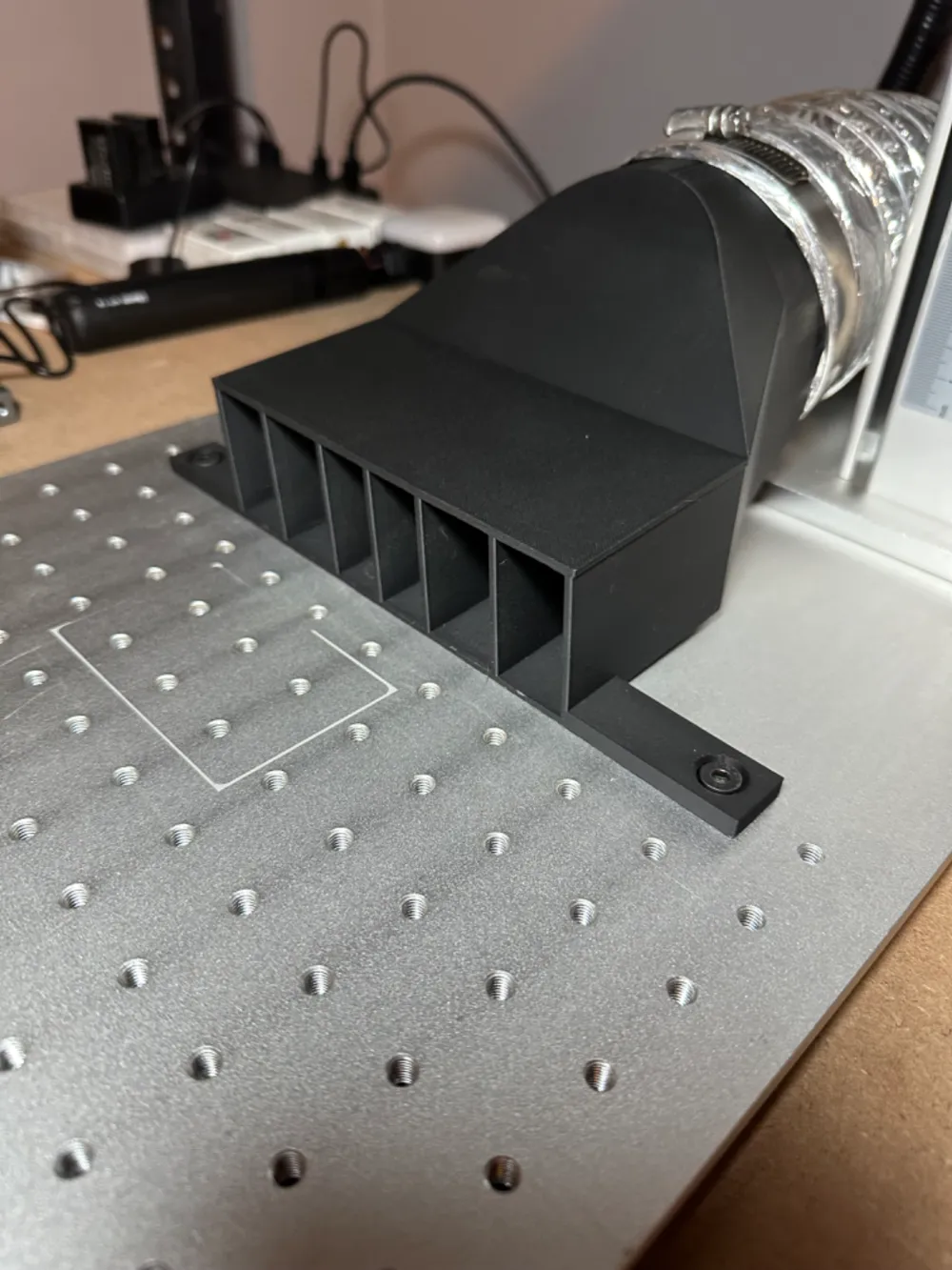 Fiber Laser Fume Extractor Vent by Justin MakerWorld: Download Free 3D ...