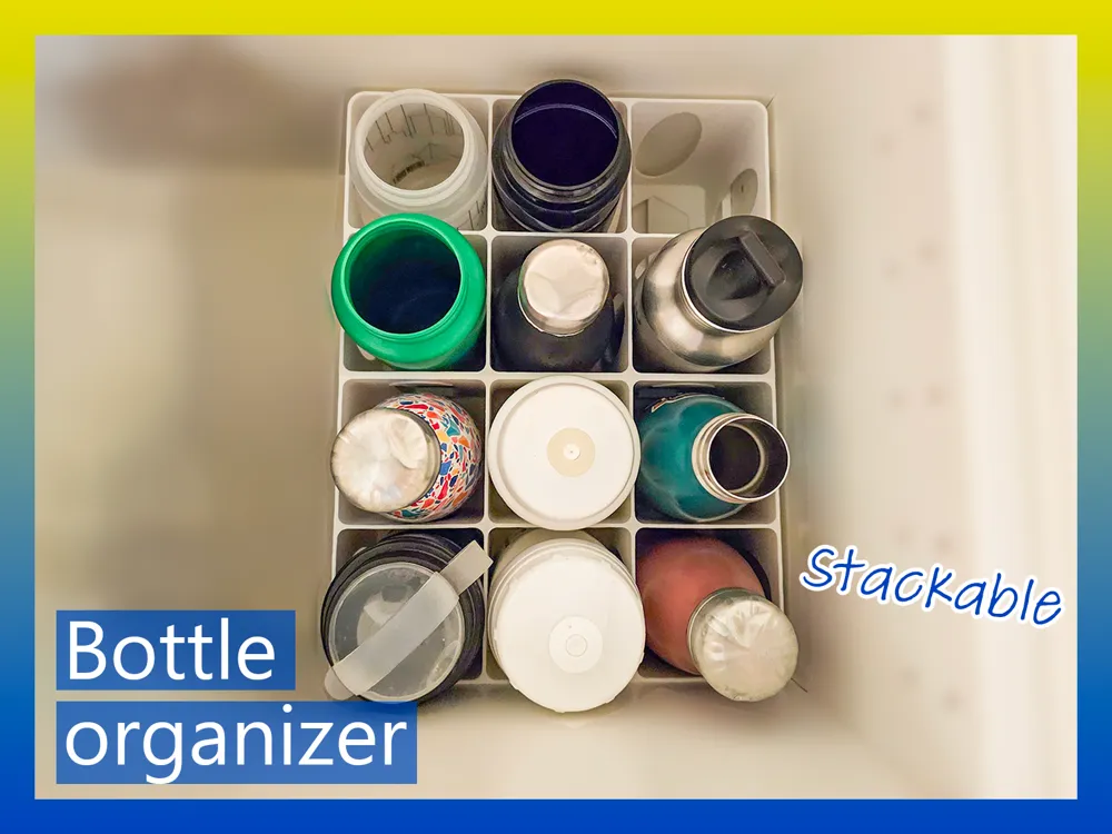 Bottle organizer - stackable - Free 3D Print Model - MakerWorld