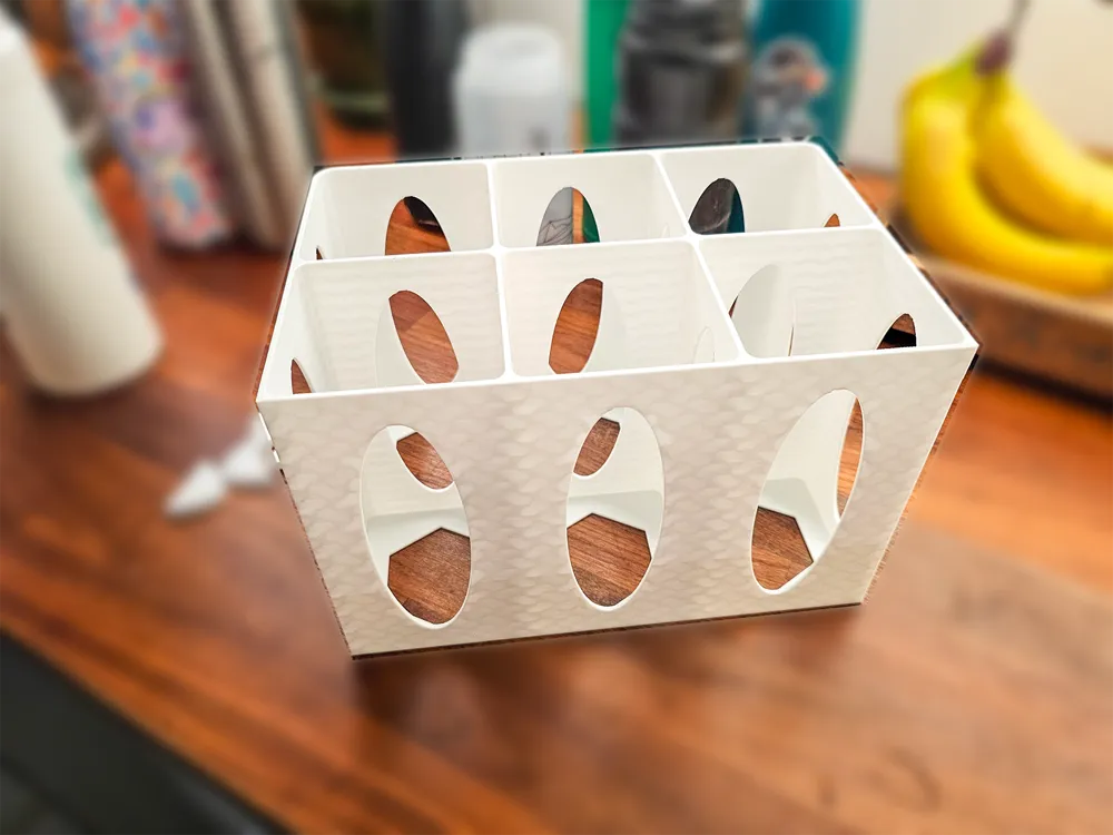 Bottle organizer - stackable - Free 3D Print Model - MakerWorld