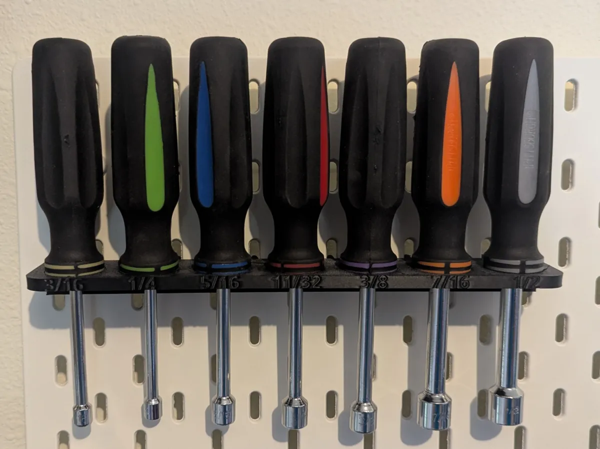 Skadis holder for Habor Freight Nut Driver Set by dlgeek MakerWorld ...