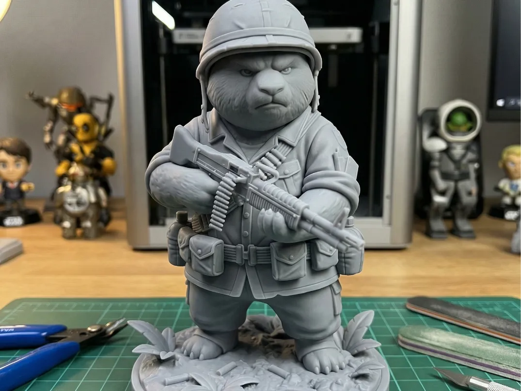HEROBEAST "VIETPANDA" TACTICAL PANDA - Free 3D Print Model - MakerWorld