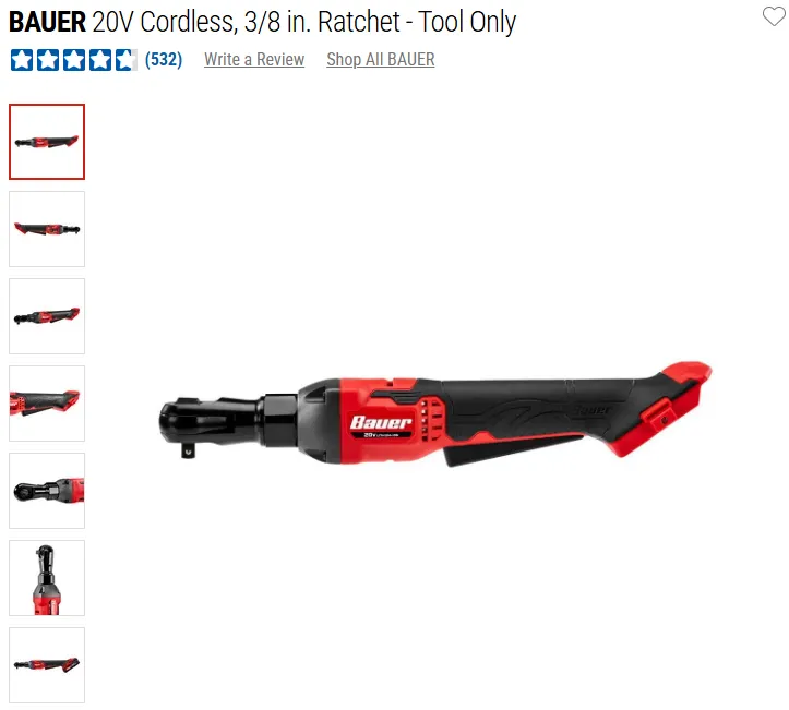 Harbor Freight Bauer 20v Ratchet SKADIS Hanger - Free 3D Print Model ...
