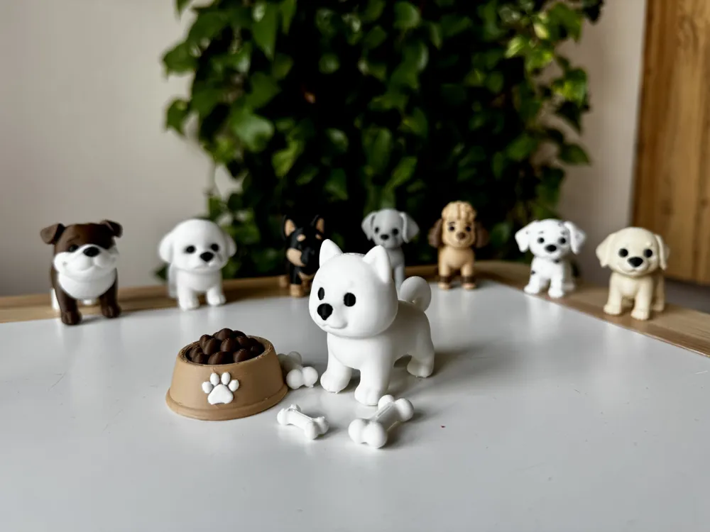 萨摩耶幼犬 来自 Real_Prints MakerWorld：免费下载 3D 模型