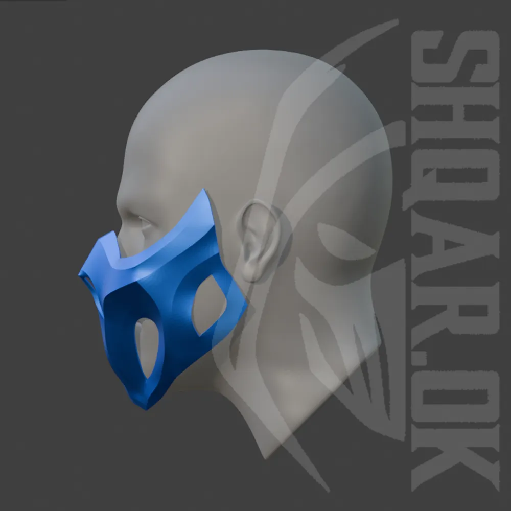 Alternative Sub Zero mask from Mortal Kombat V3 by ShQ@r.Ok MakerWorld ...