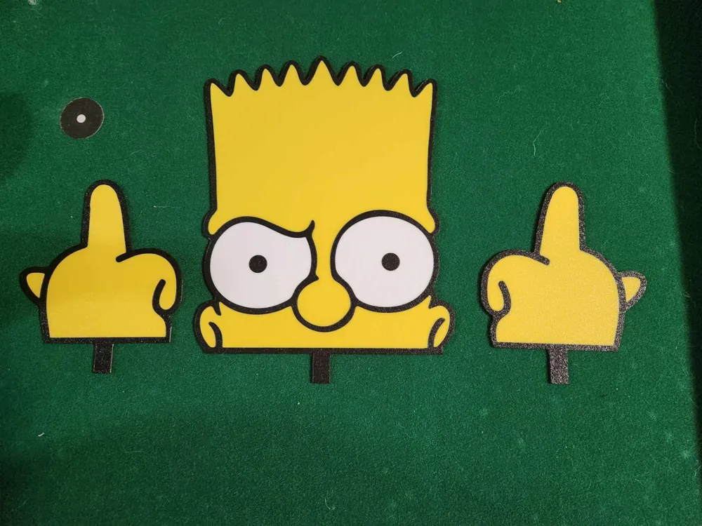 Bart Simpson window insert by Bromigo77 - MakerWorld