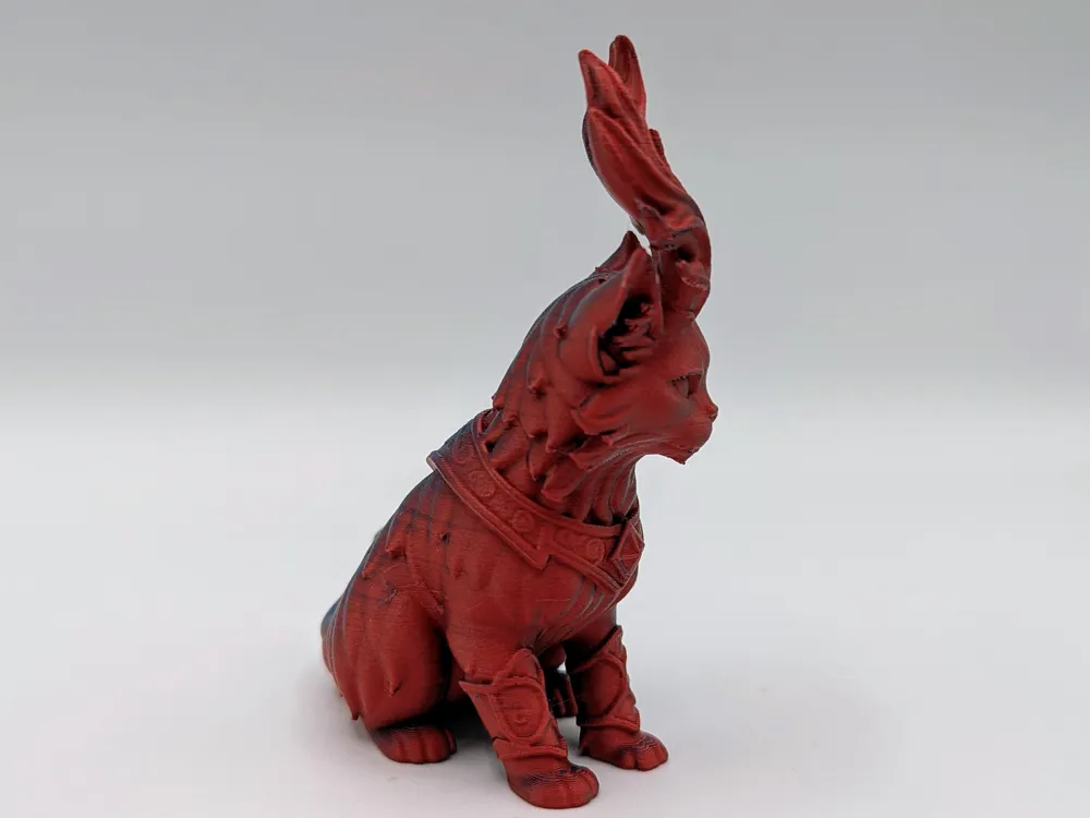 Horned battle cat - Free 3D Print Model - MakerWorld