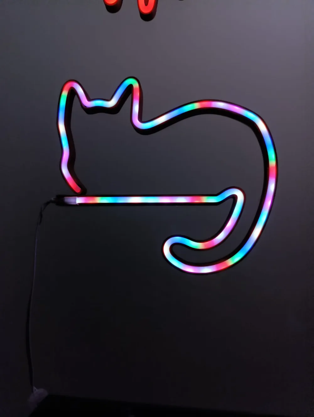Decorative LED neon cat light by Daxjim MakerWorld: Download Free 3D Models