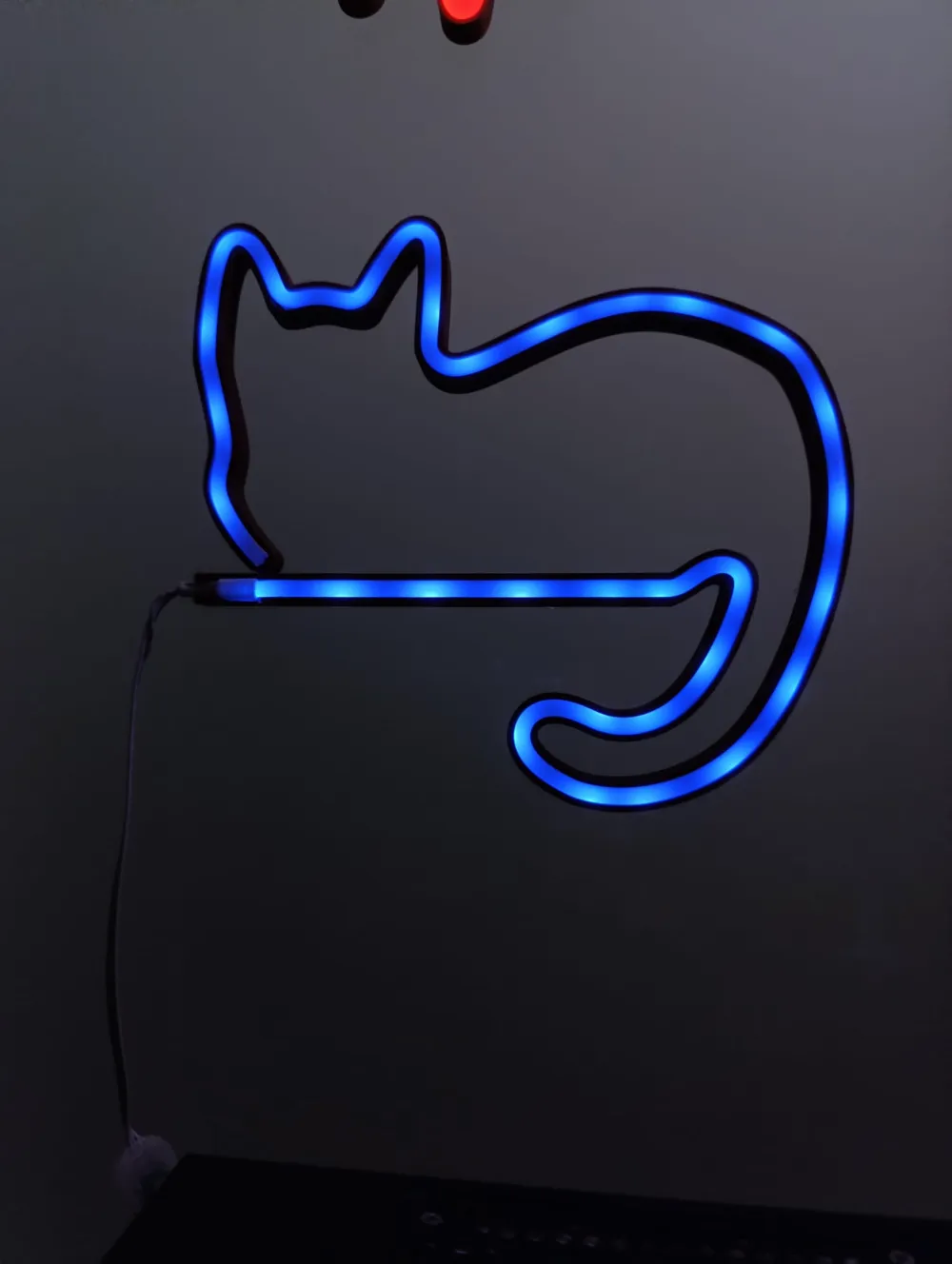 Decorative LED neon cat light by Daxjim MakerWorld: Download Free 3D Models
