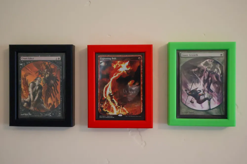 Trading Card Wall Display Frame TCG by Owen Faudree MakerWorld ...