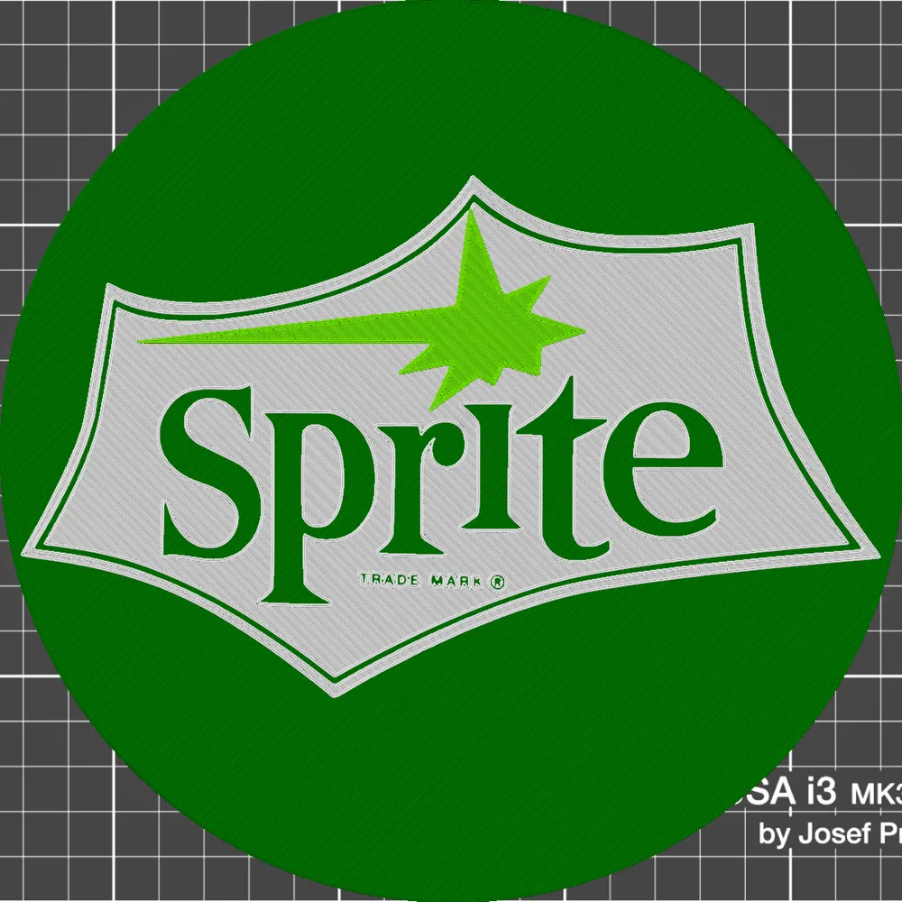 Vintage Sprite Sign 3 Color by TripleGWorkshop - MakerWorld