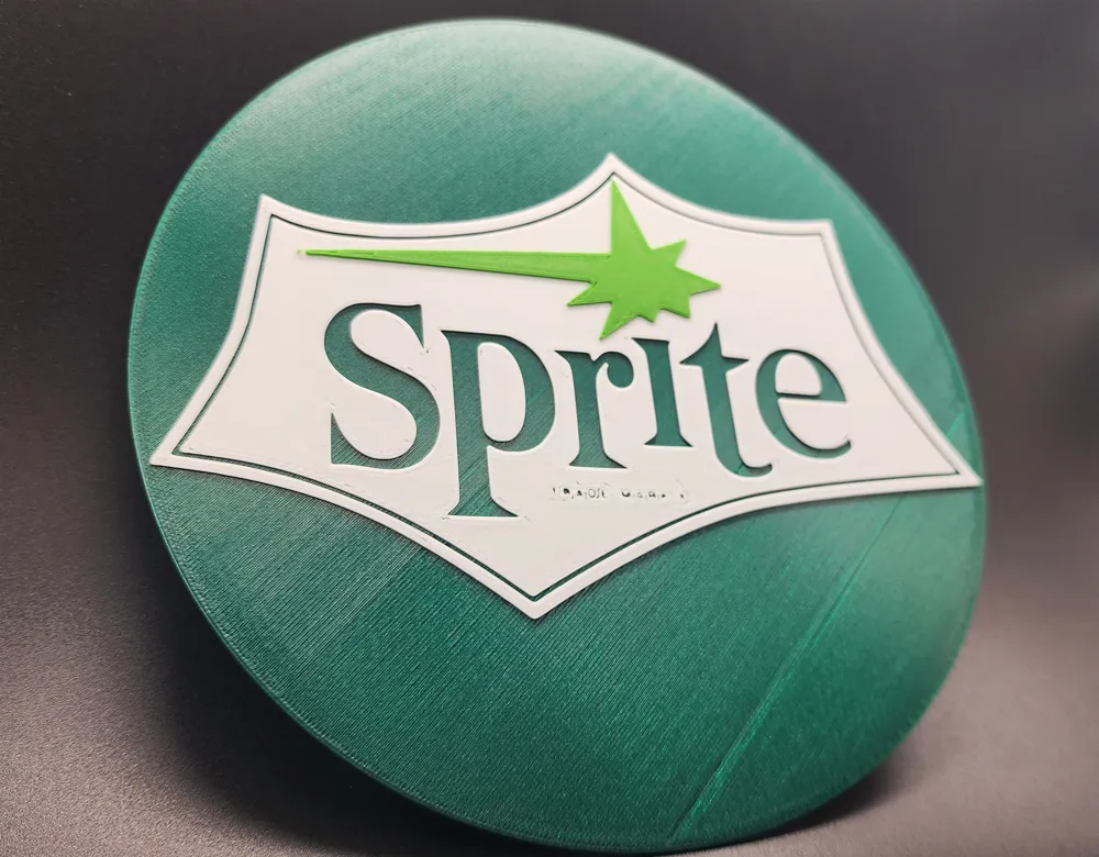 Vintage Sprite Sign 3 Color by TripleGWorkshop - MakerWorld