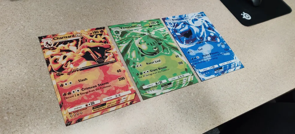 HueForge Pokemon EX Cards - Free 3D Print Model - MakerWorld