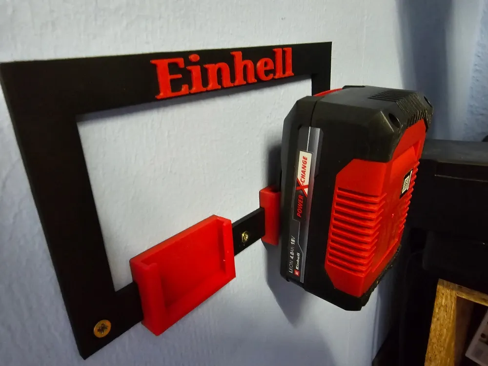 Einhell Dual Battery Holder by blackscorpiontk - MakerWorld