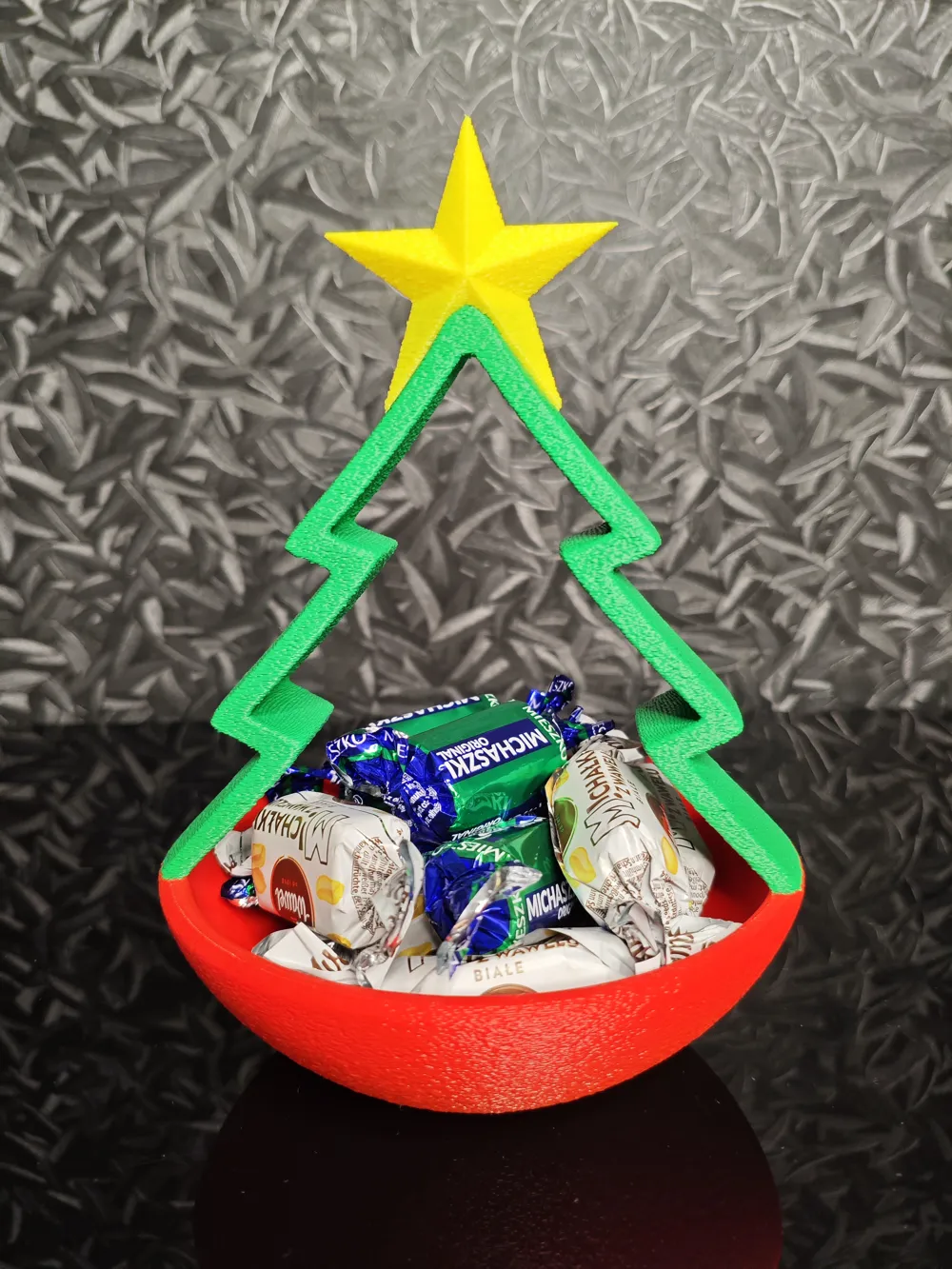 Festive Christmas Candy Bowl (3 Versions) - Free 3D Print Model ...