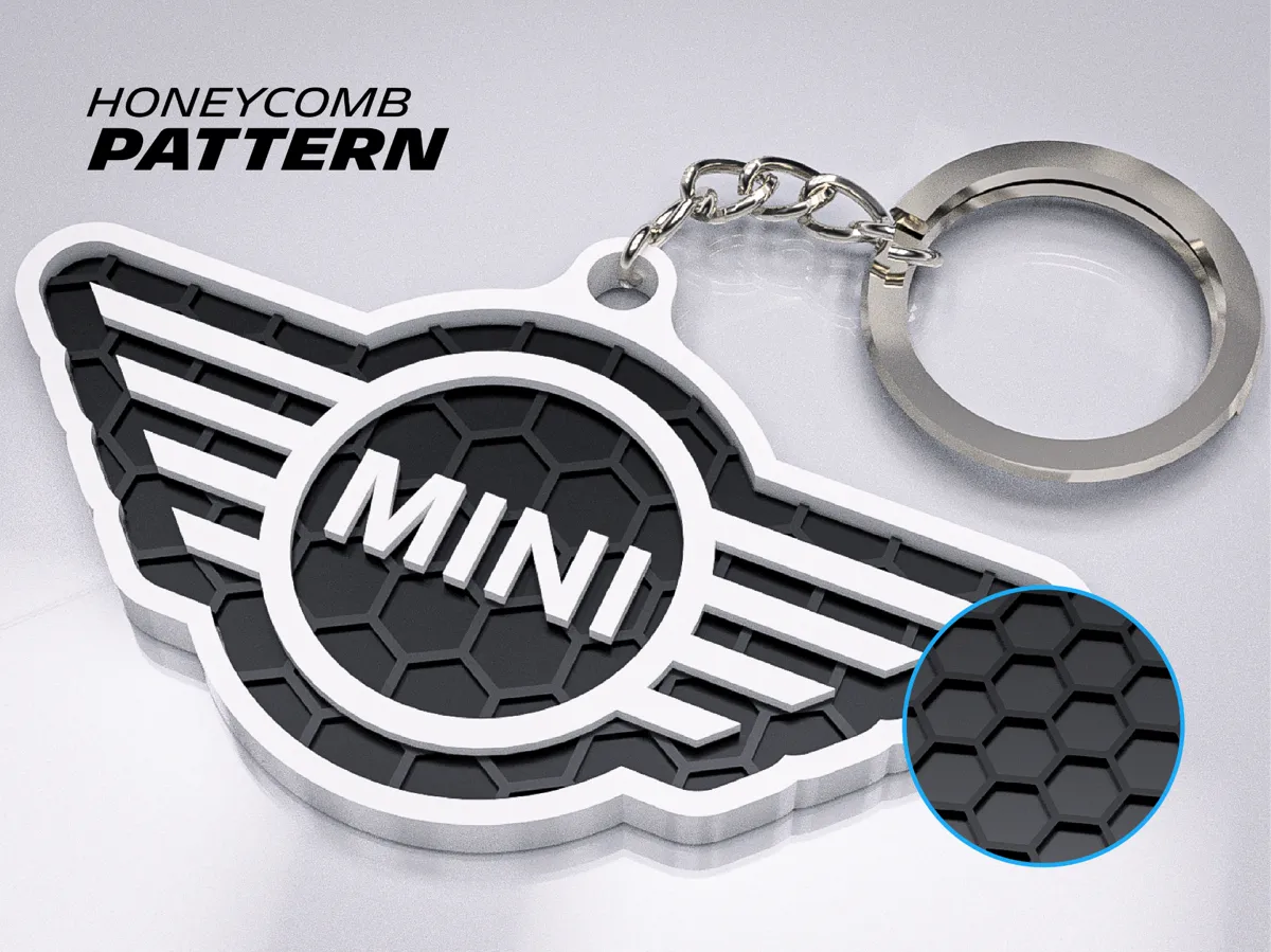 Mini Cooper Keychain - Free 3D Print Model - MakerWorld