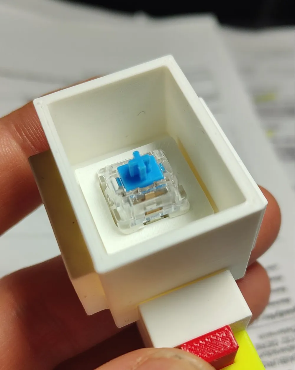 Minecraft keychain Chicken clicker keyboard by blackfrog pl MakerWorld ...