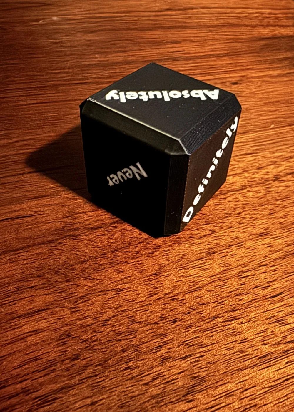 Decision Dice - Yes or No - Free 3D Print Model - MakerWorld