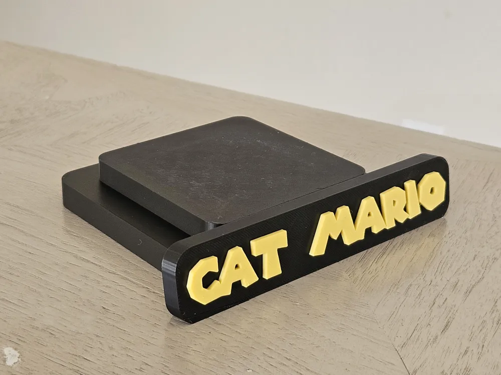 Cat Mario Stand - AMS by Playco3D MakerWorld: Download Free 3D Models