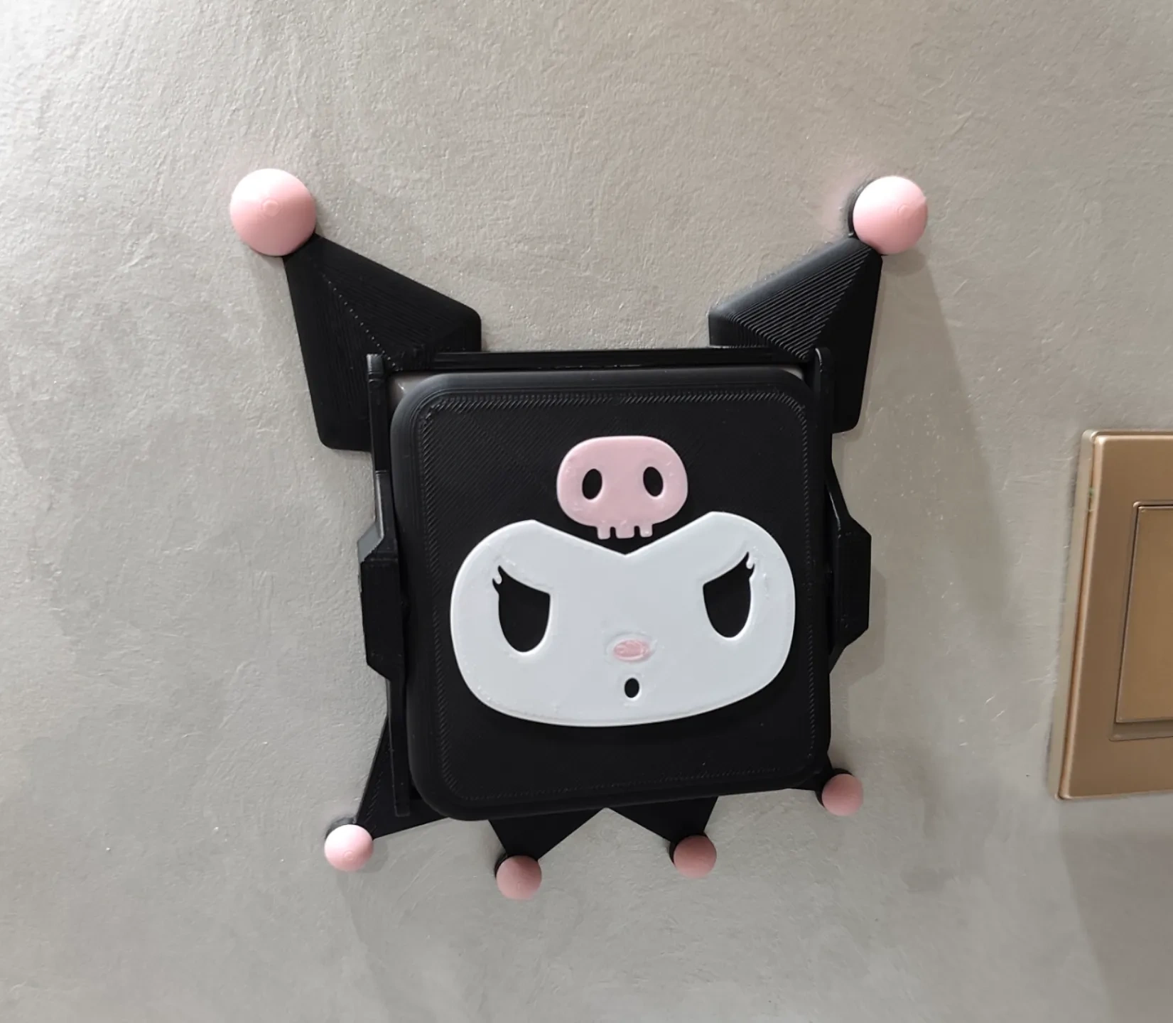 Kuromi Light Switch Decor by 设计摸鱼佬 MakerWorld: Download Free 3D Models