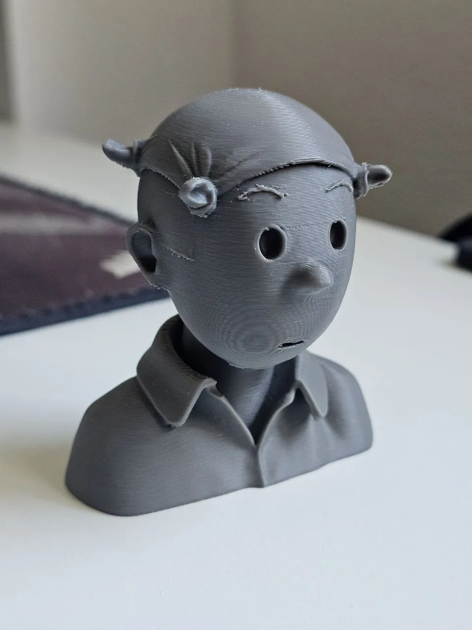 Busto Tintin - Modèle d'Impression 3D Gratuit - MakerWorld