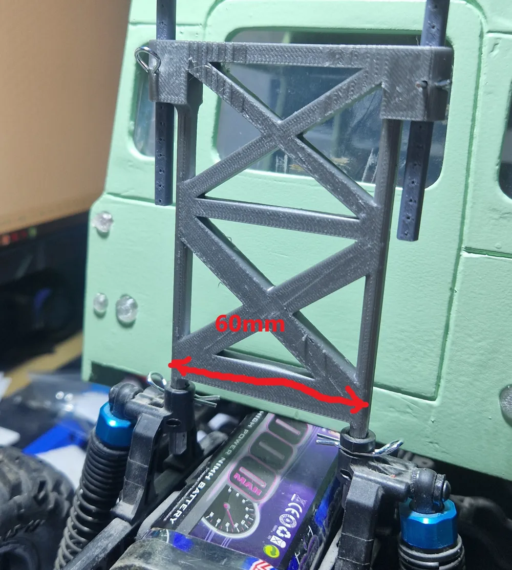 RC body mount extension - Free 3D Print Model - MakerWorld