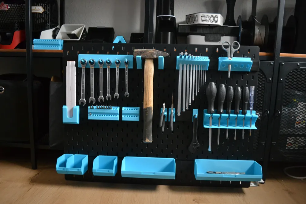 Skadis French Cleat System inc. Accessories 2026 - Free 3D Print Model ...