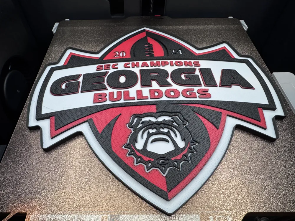 2024 Georgia Bulldogs SEC Champion - Free 3D Print Model - MakerWorld