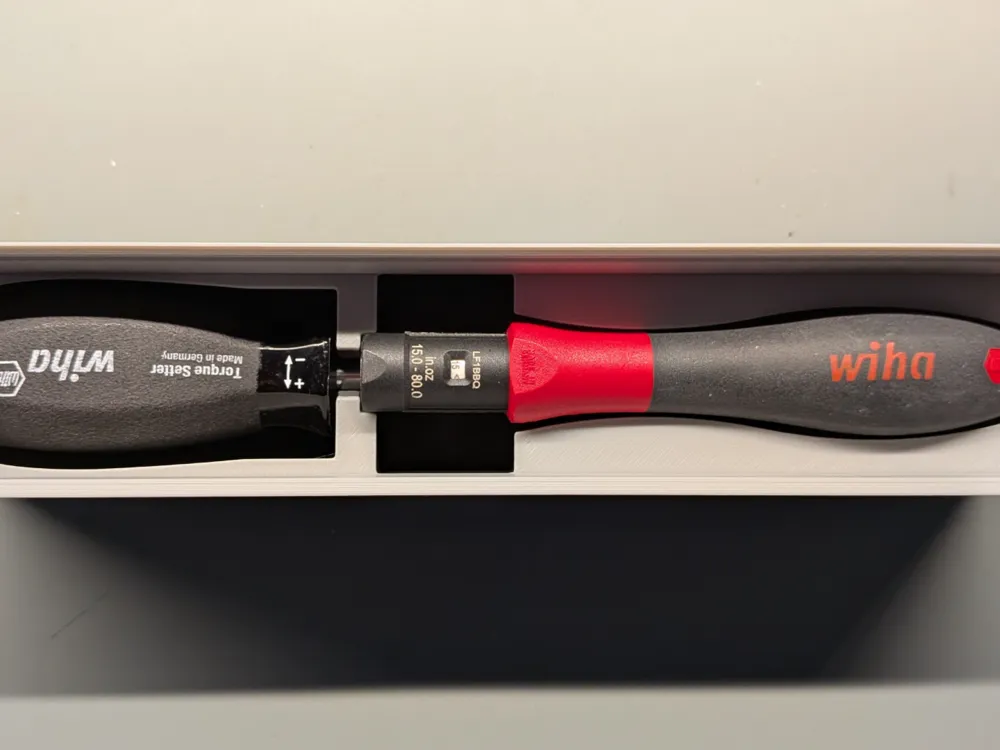 Wiha TorqueVario Handle and Setter Gridfinity Case - Free 3D Print ...