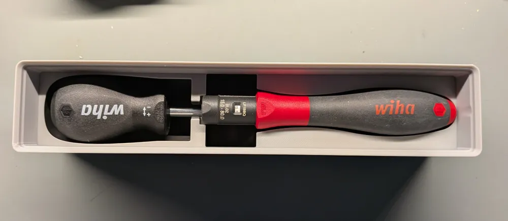 Wiha TorqueVario Handle and Setter Gridfinity Case - Free 3D Print ...