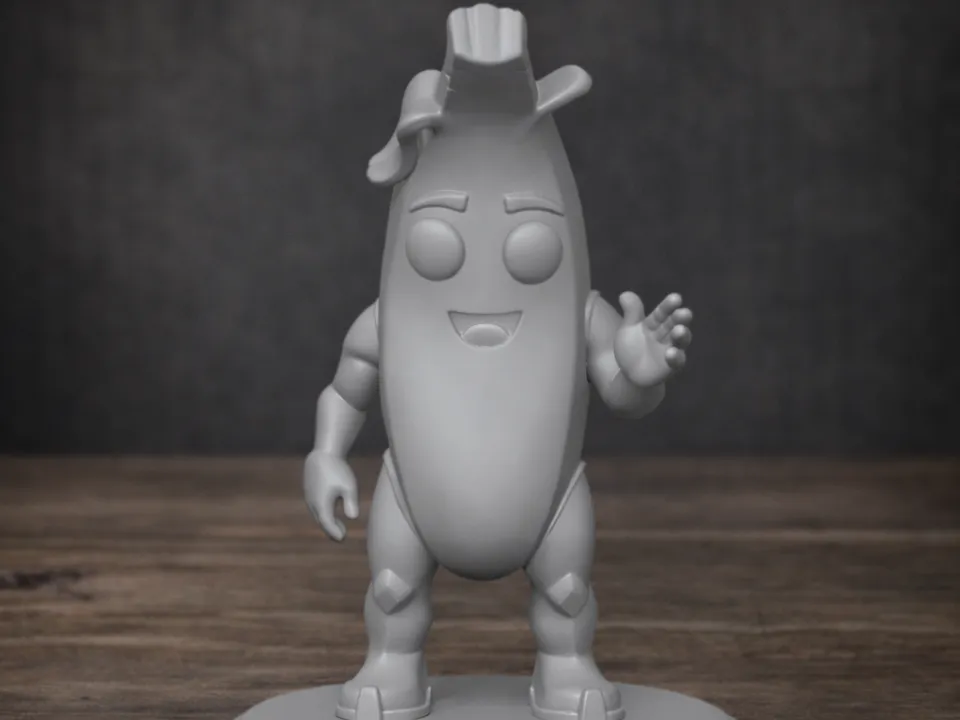 Fortnite Peely Figure - Free 3D Print Model - MakerWorld