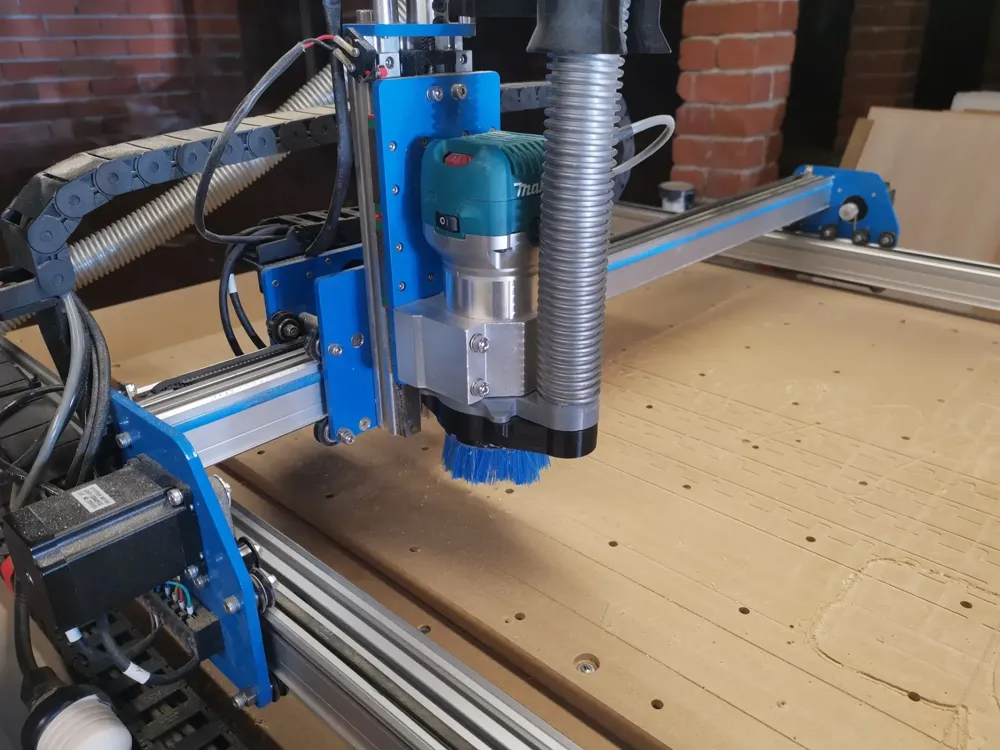 Magnetic Dust Boot for Makita Trim Router (CNC) by Entropy_172 - MakerWorld
